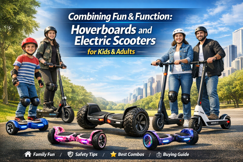 Combining Fun & Function: Hoverboards and Electric Scooters for Kids ...